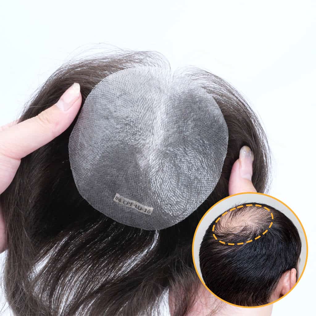 Wholesale Poly Thin Skin Hair Systems | Glue on Human Hair